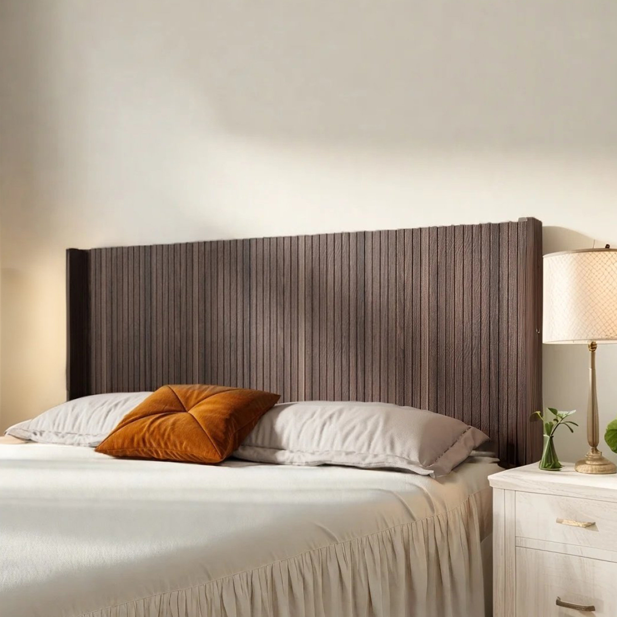 Latitude Run® Calonne 64" W Double Wing Queen Headboard Only, Boho ...