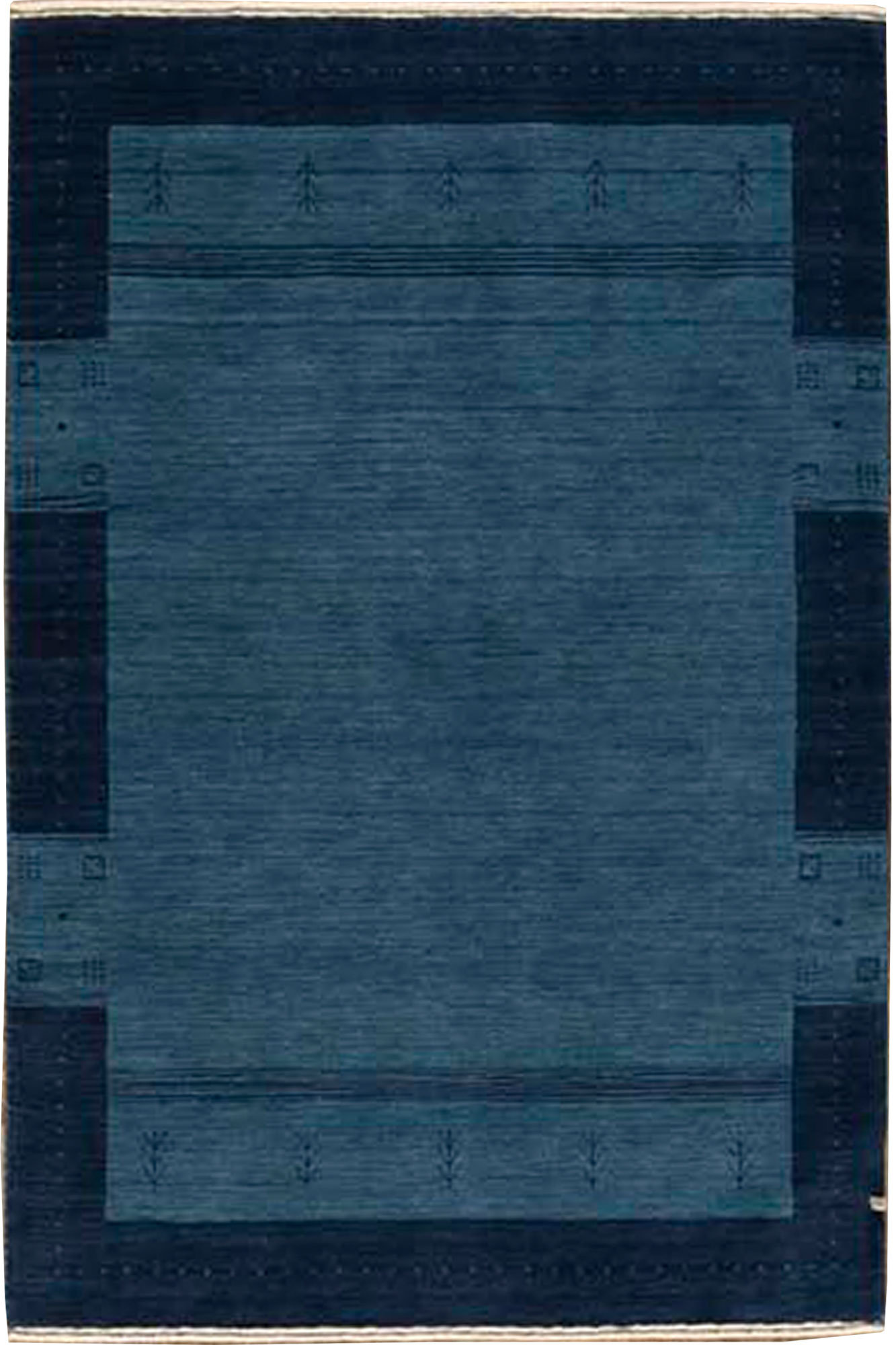 Bokara Rug Co., Inc. Hand-Knotted High-Quality Blue Area Rug | Wayfair