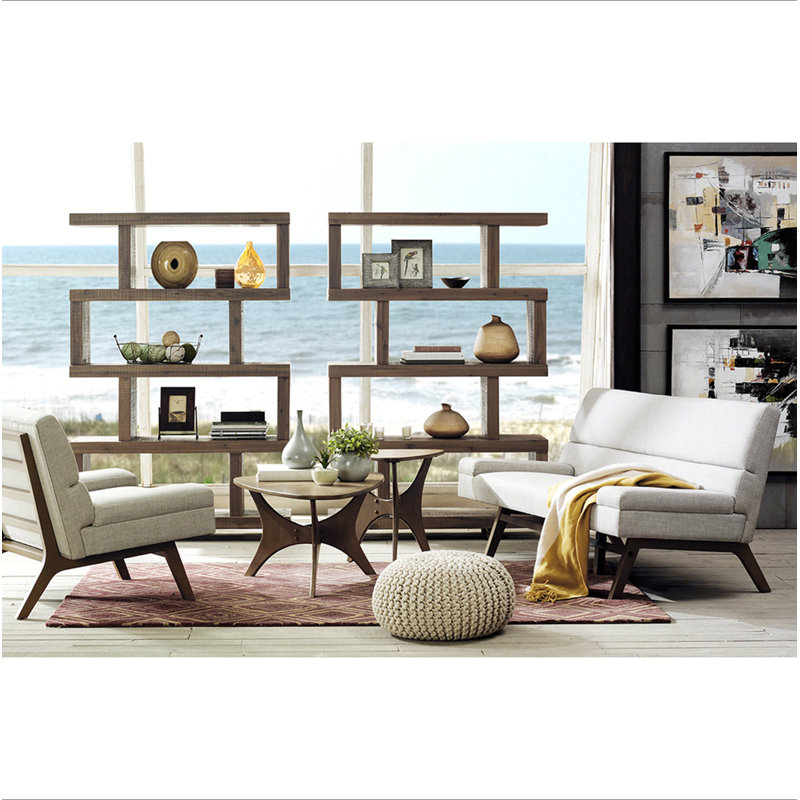 George Oliver Triangle Wood Coffee Table | Wayfair