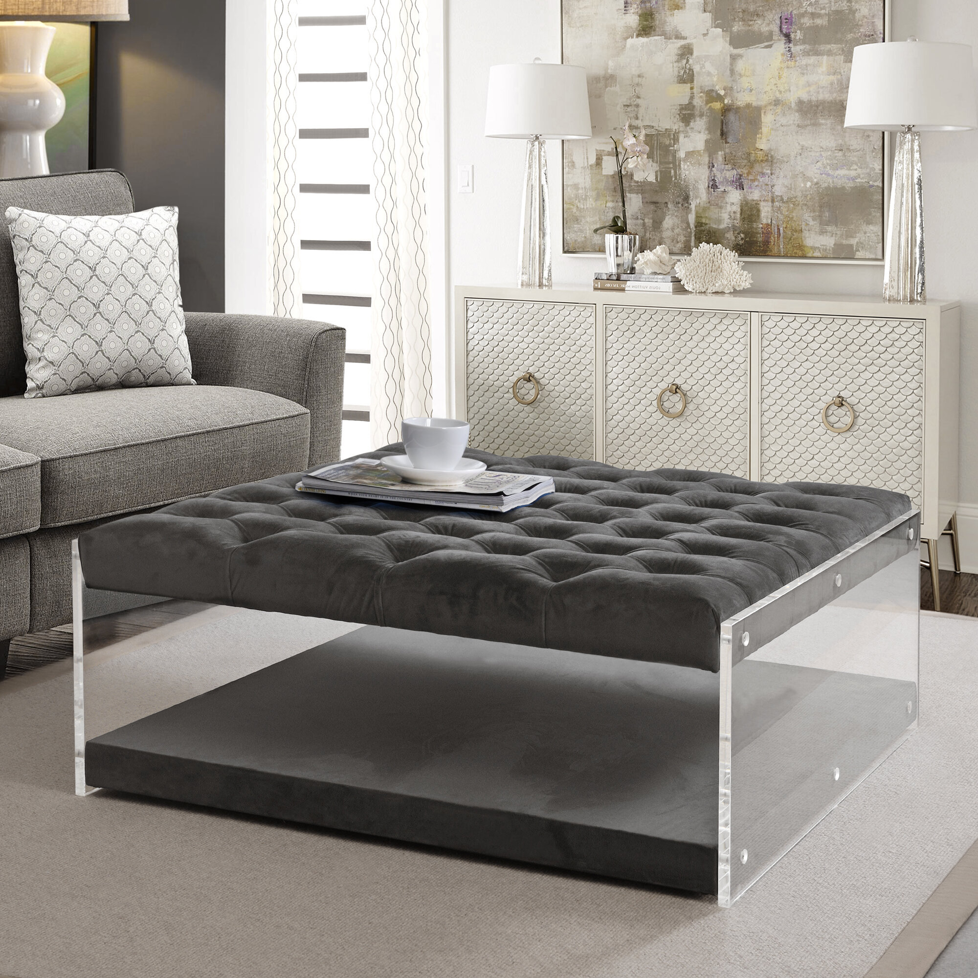 Mercer41 Mote Storage Ottoman & Reviews | Wayfair