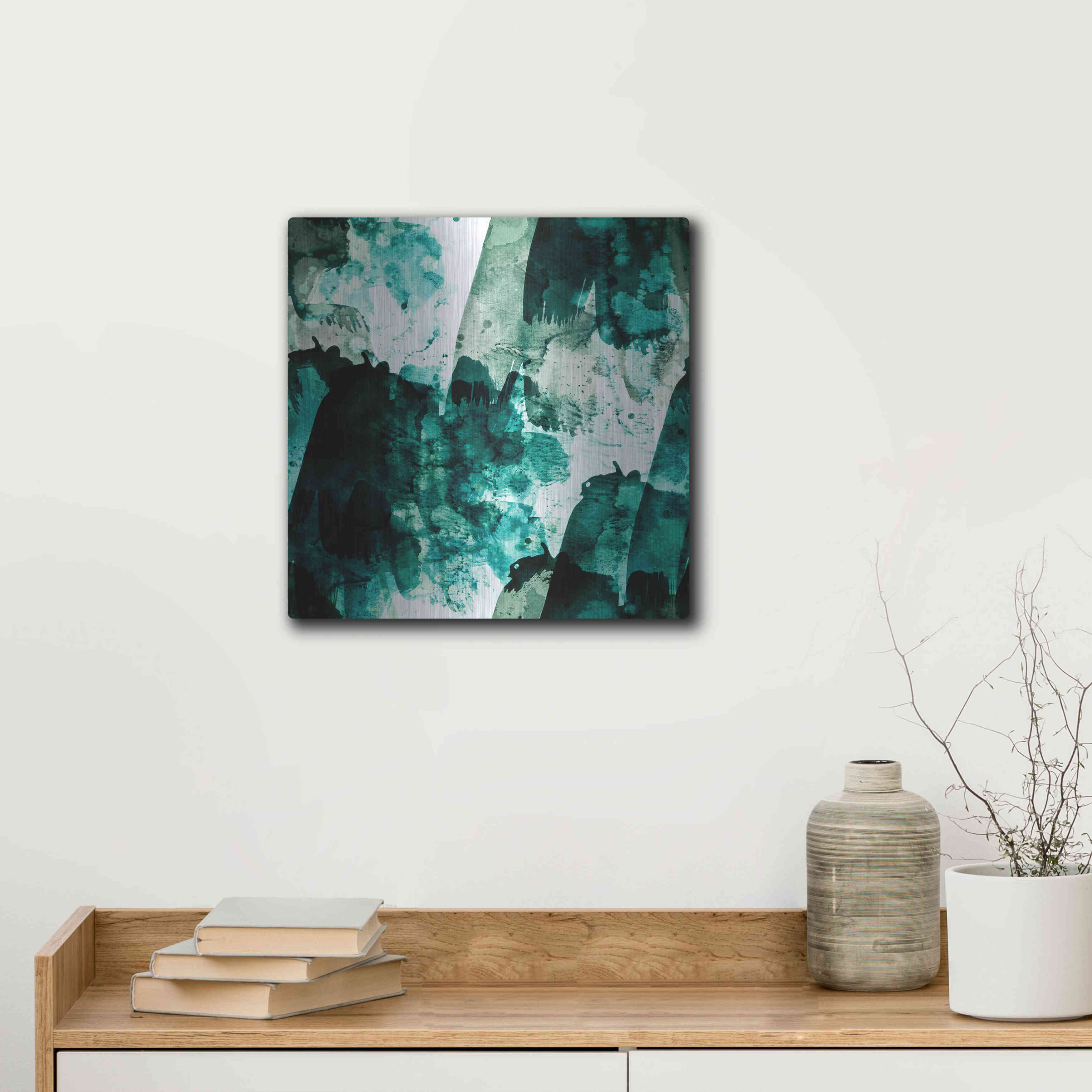 Ivy Bronx 'Emerald and Moss Green' by Iris Lehnhardt, Metal Wall Art ...