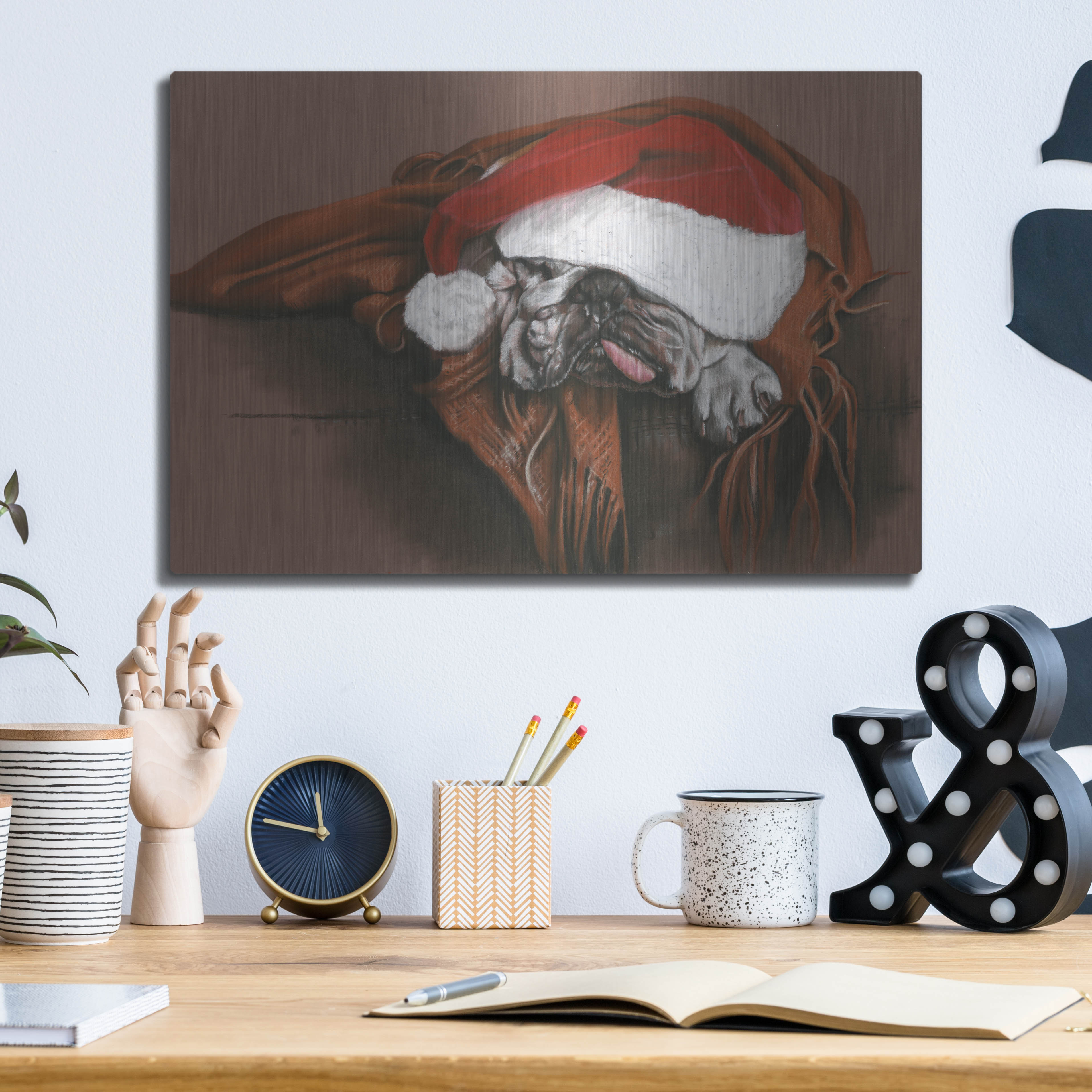 Lark Manor™ 'Overworked Elf' by Barbara Keith, Metal Wall Art | Wayfair