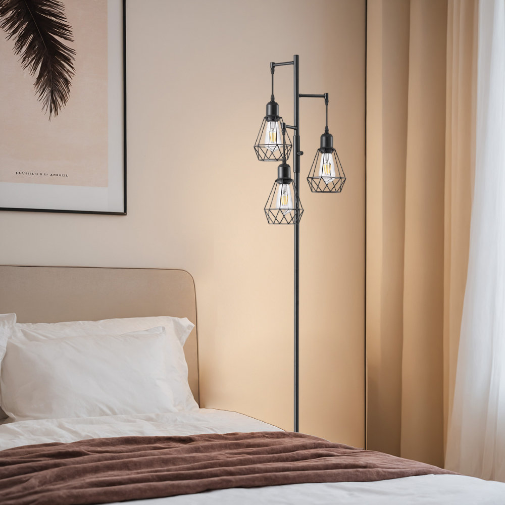 17 Stories 70" Dimmable Floor Lamps For Living Room Bedroom, Industrial ...