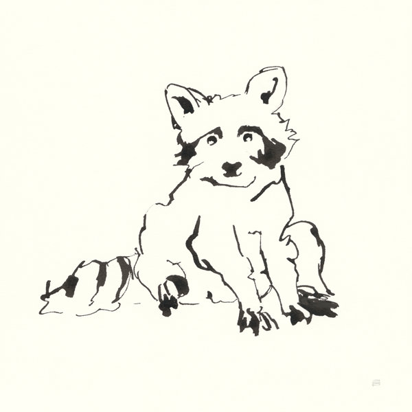 Winston Porter " Line Raccoon " by Chris Paschke | Wayfair