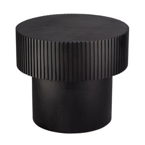 Jamie Young Company Notch Solid Wood Round Block End Table | Wayfair