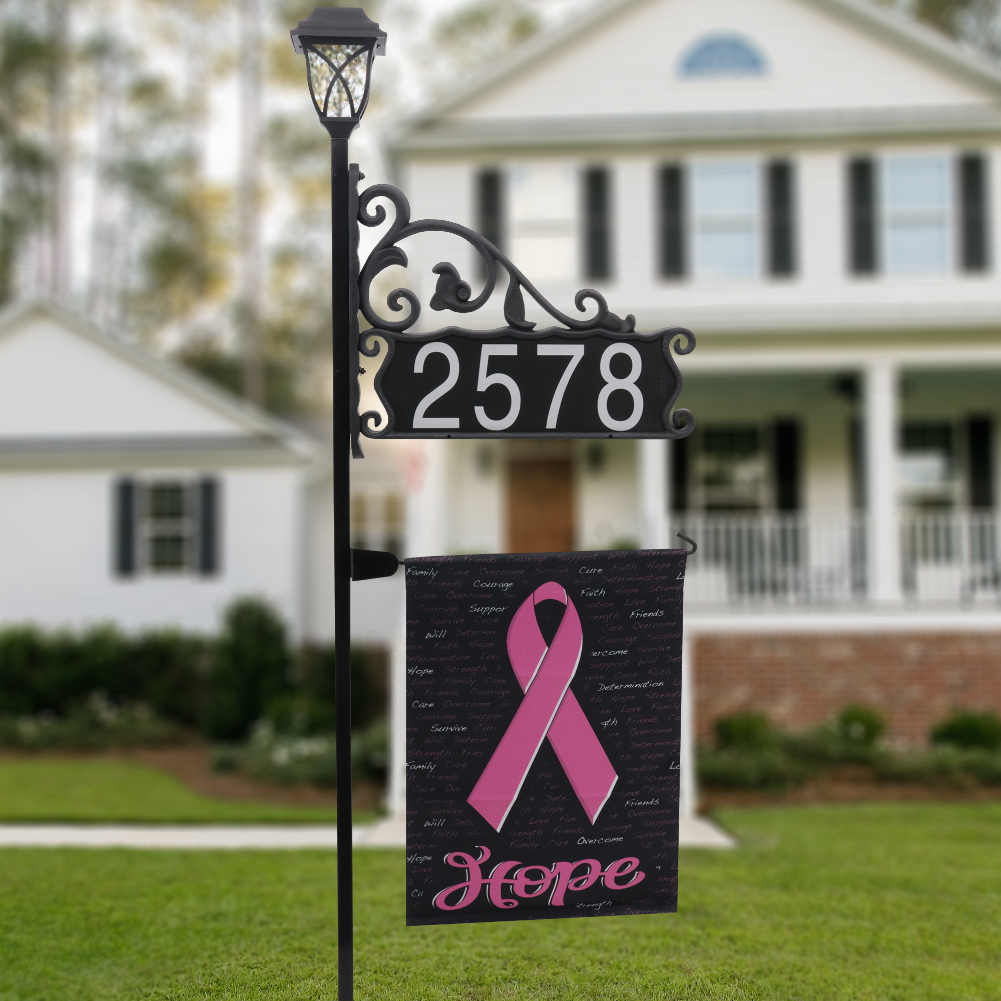 Address America Double-Sided Reflective Boardwalk Address Sign with ...