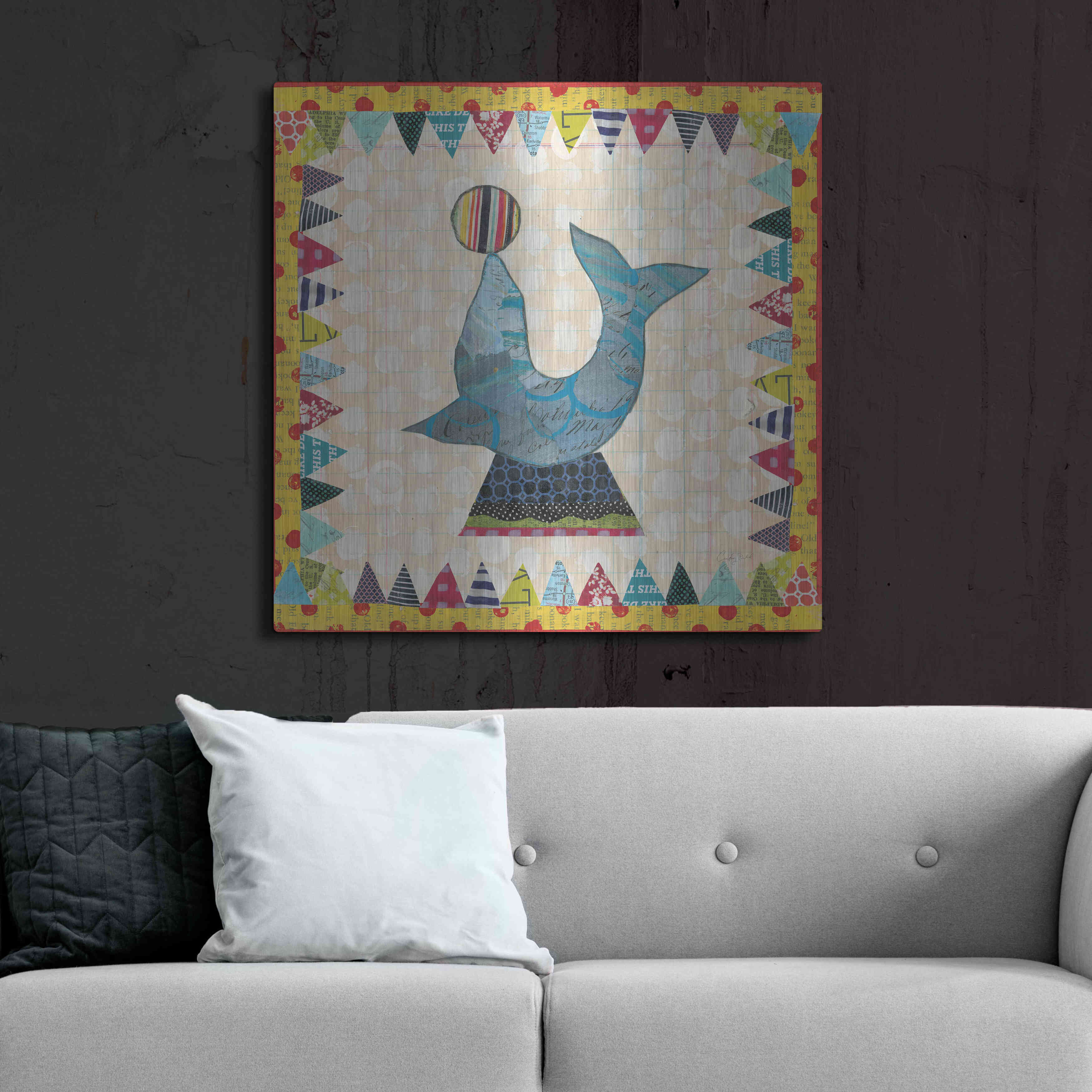 Sunside Sails 'Circus Fun III' by Courtney Prahl, Metal Wall Art | Wayfair