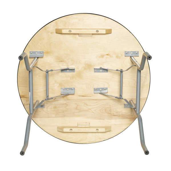PRE Sales WFT Circular Portable Folding Table & Reviews | Wayfair
