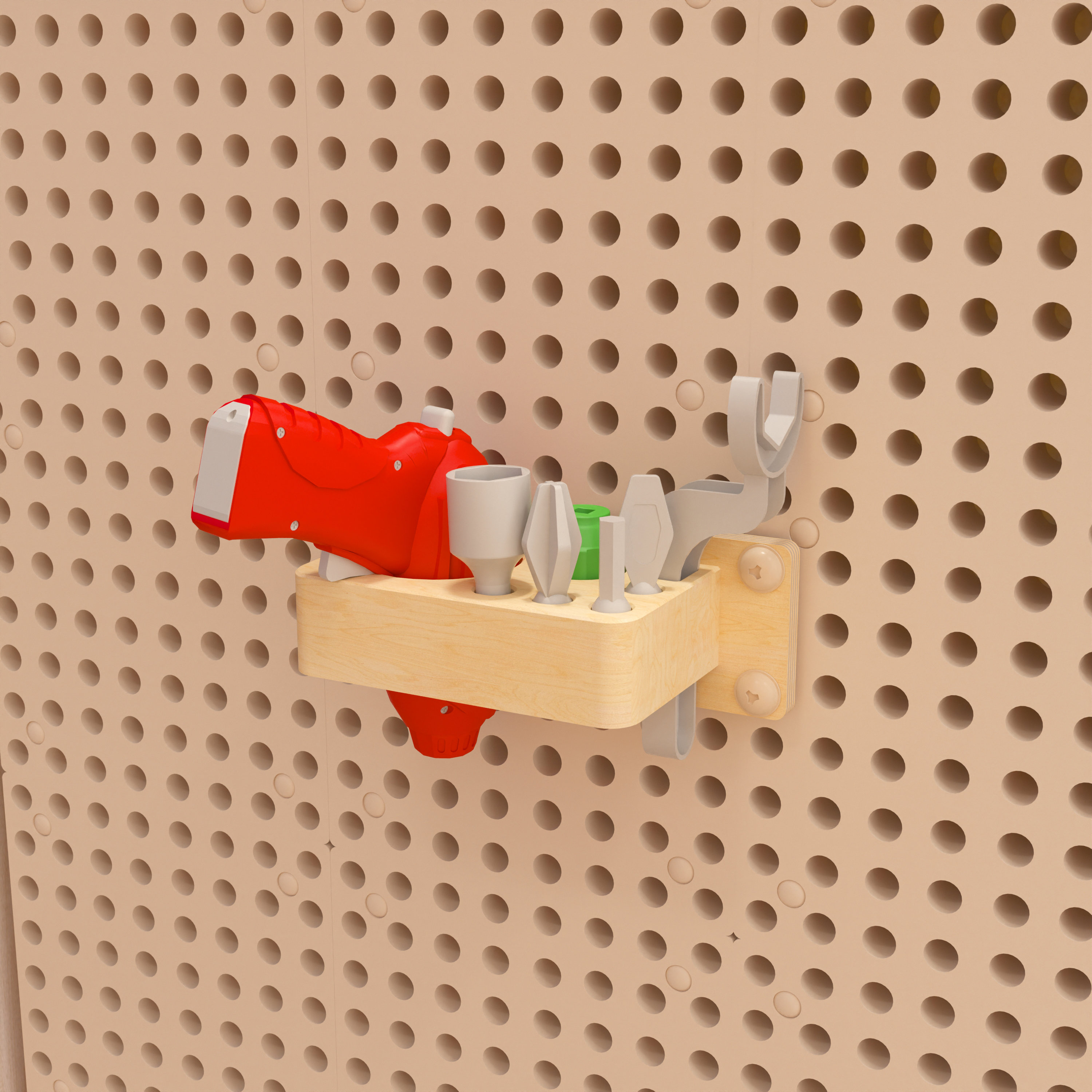 Bright Beginnings 8 Piece Tool and Holder Accessory Activity Panels Set ...