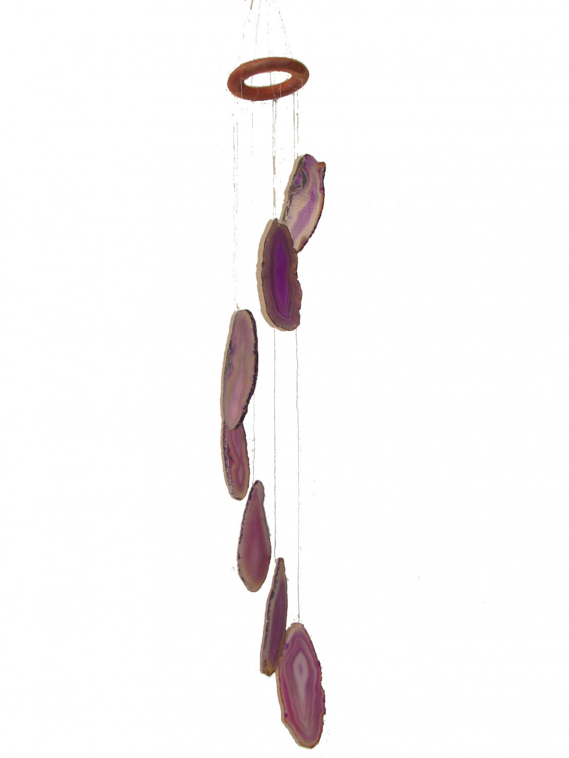 Dakota Fields 7 Agate Slabs Wind Chime | Wayfair