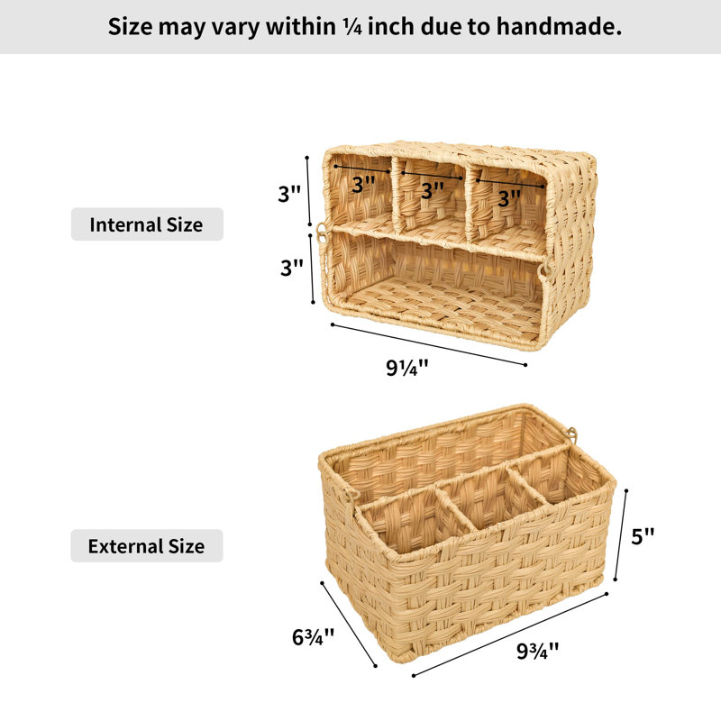 17 Stories Plastic Rectangle Flatware Caddy | Wayfair
