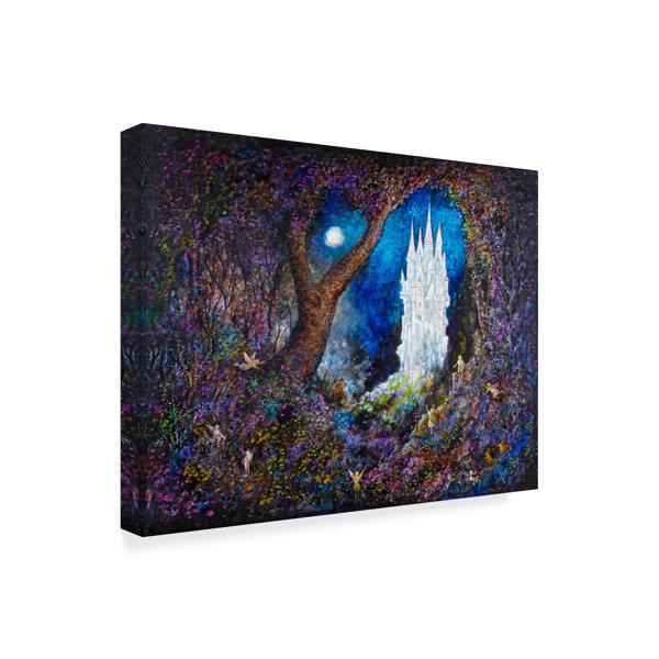 Trademark Art Bill Bell The Fairy Castle On Canvas by Bill Bell Print ...
