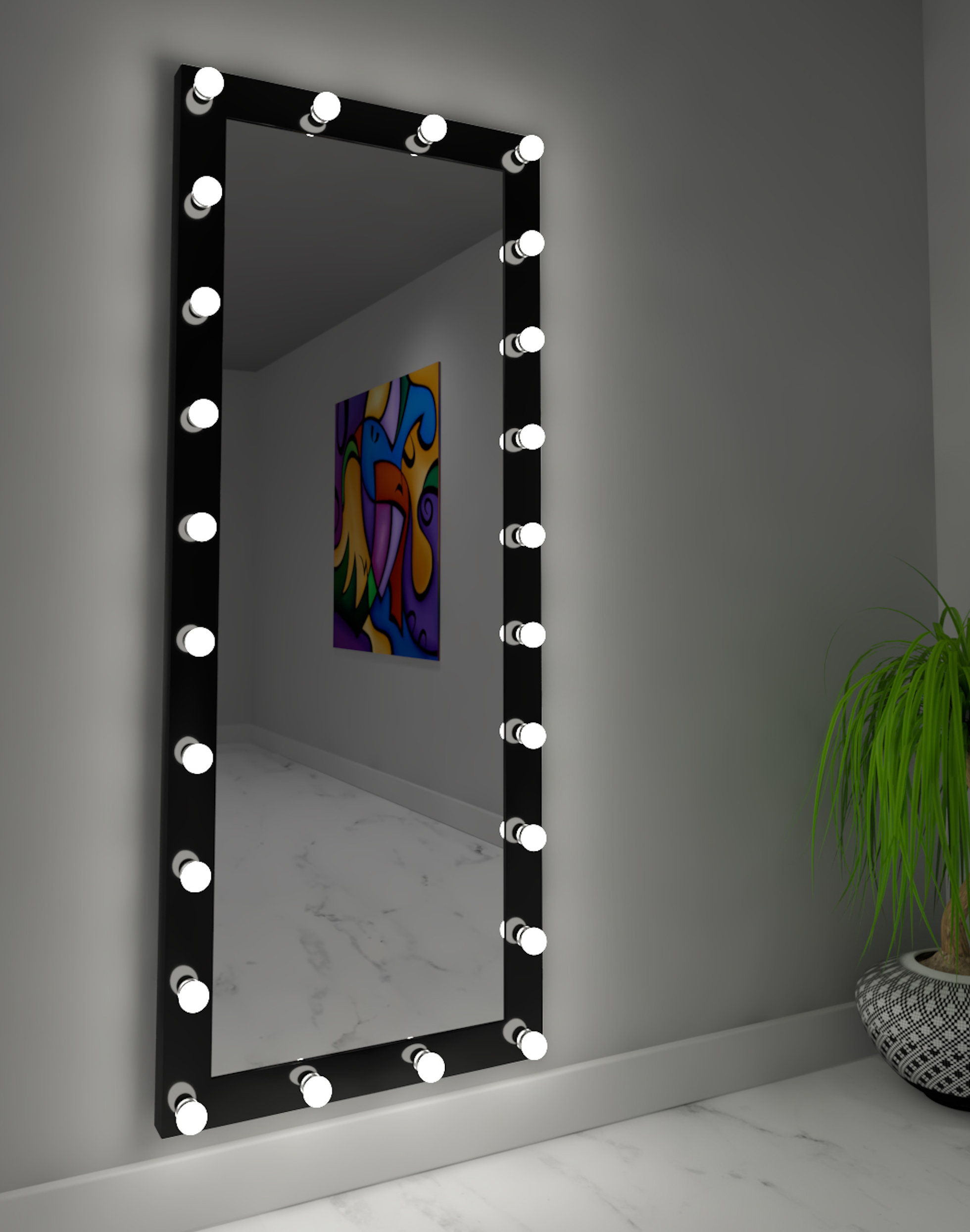 Paris Mirror Dimmable Hollywood Dressing Accent Mirror | Wayfair