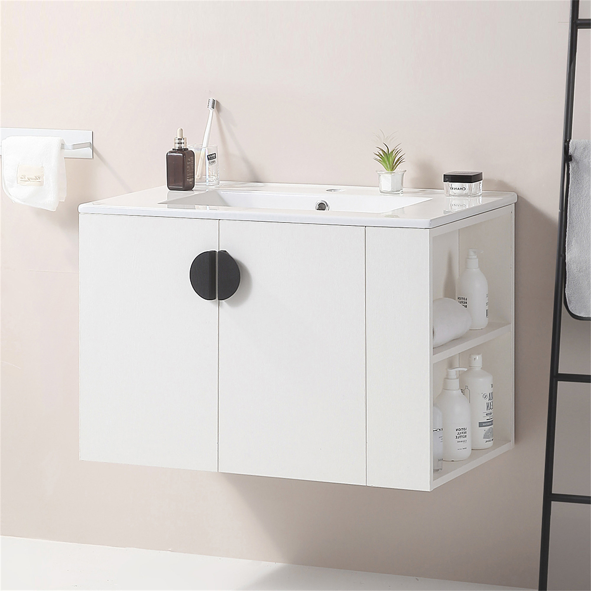 Hokku Designs Yudani Bathroom Storage Cabinet,30" Bathroom Vanity with ...