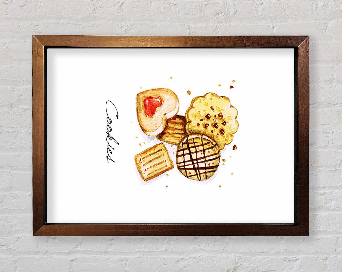 Bright Star Biscuit Cookie Delight - Single Picture Frame Art Prints ...
