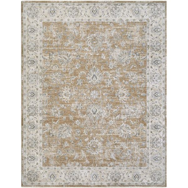 Trent Austin Design® Avia Charcoal/Mustard Area Rug | Wayfair