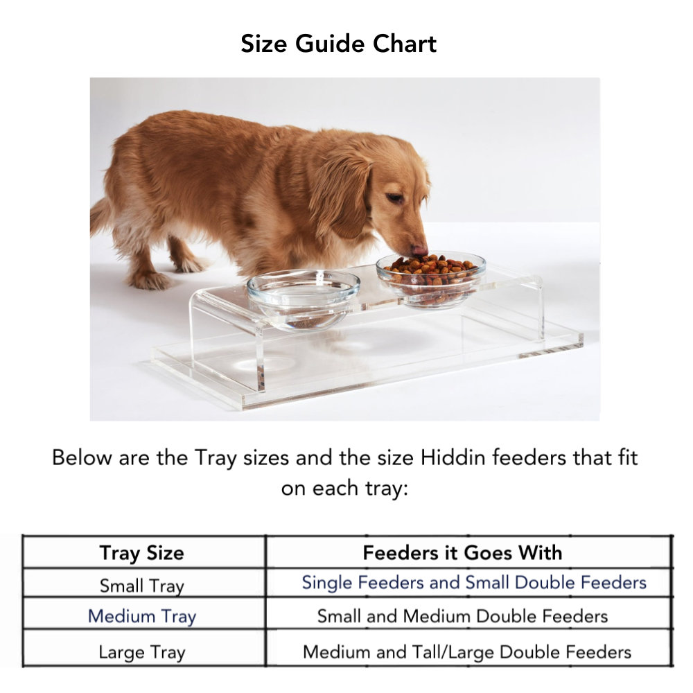 Hiddin Bronze Overflow Feeder Tray | Wayfair