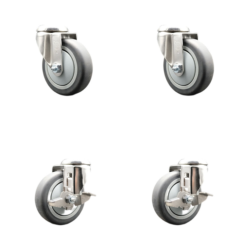 Service Caster Thermoplastic Rubber Casters | Wayfair
