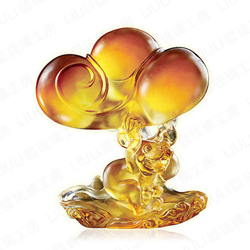LIULI Crystal Art Luck May Way Mouse Sculpture | Wayfair