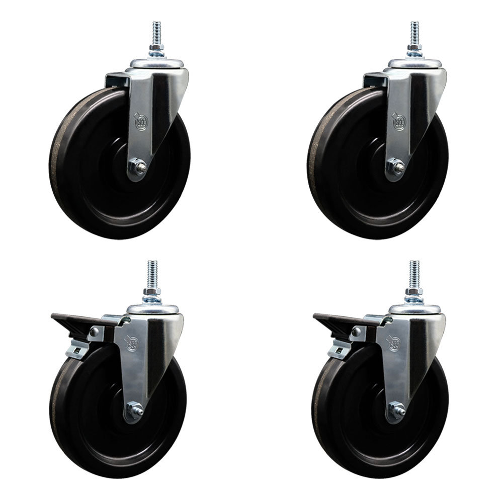 Service Caster Wheel Swivel 12mm Threaded Stem Caster Service Caster ...