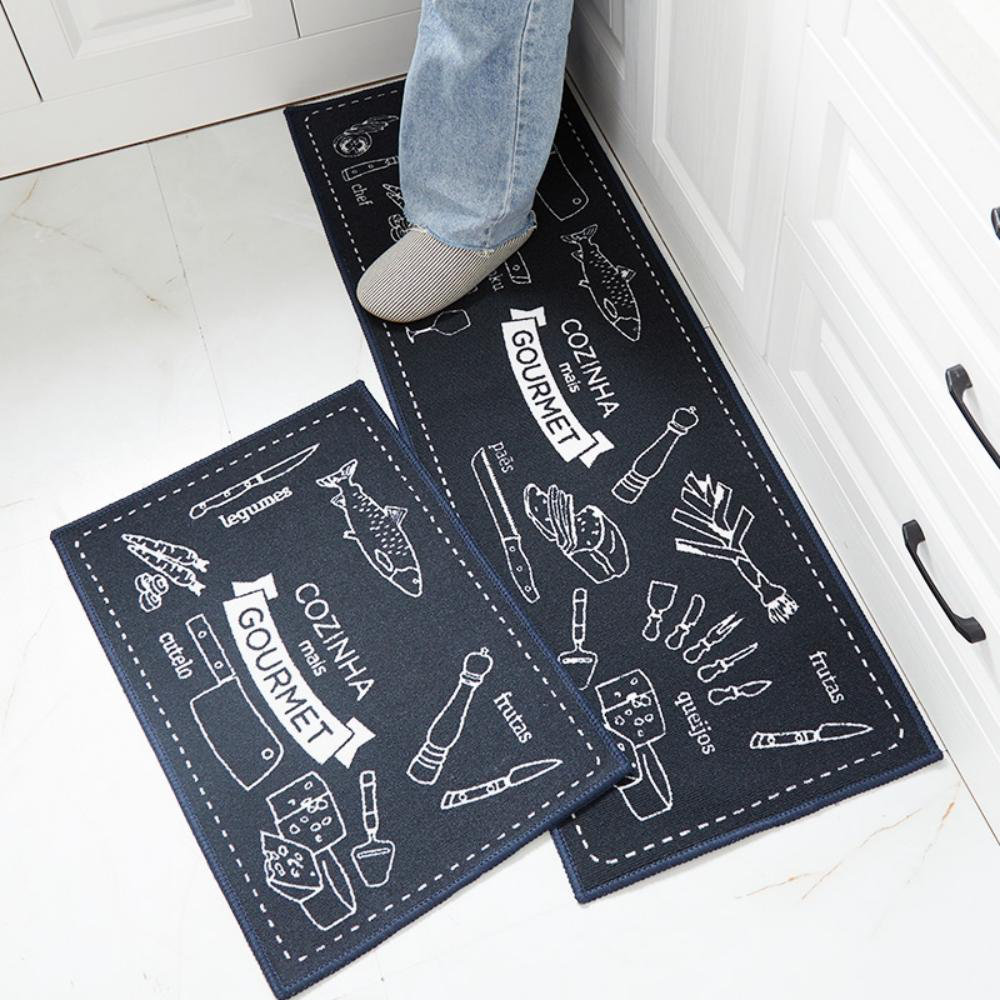 Prep & Savour Non-skid Printed Kitchen Mat (set Of 2) & Reviews | Wayfair