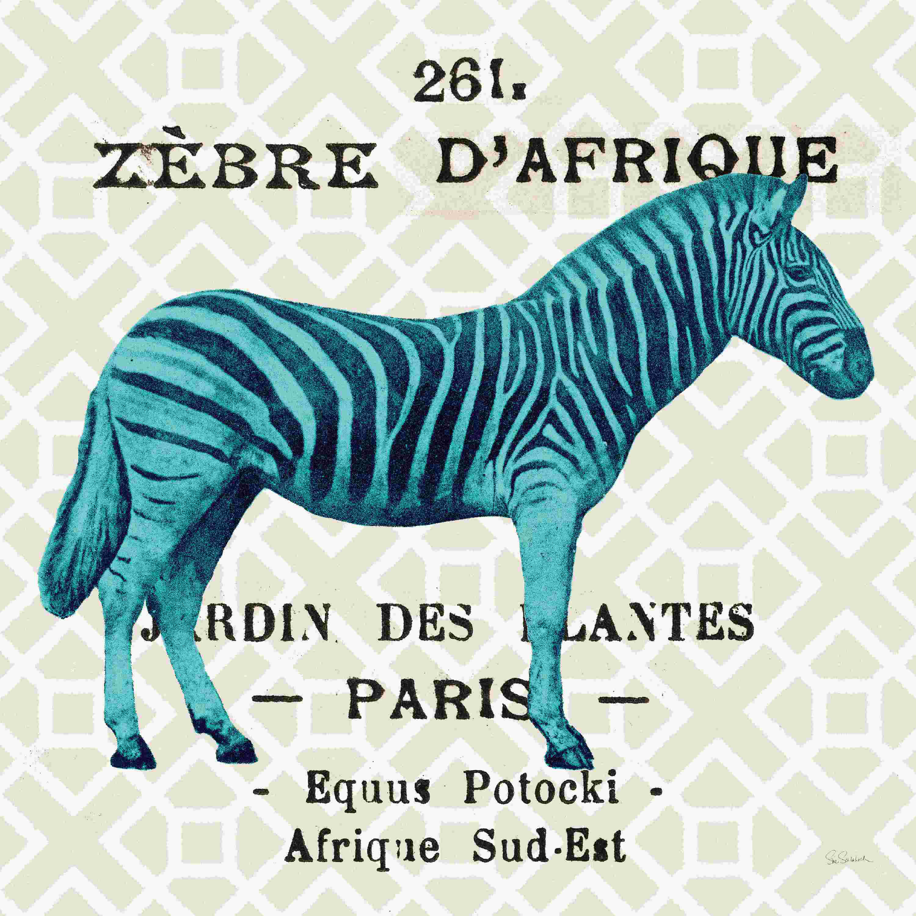 Trinx Bright Safari Zebra On Taupe - Wayfair Canada