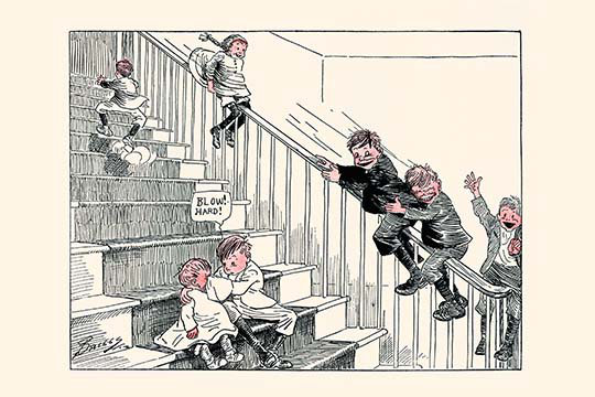 Buyenlarge « coulisseing the rampe » par clare briggs, reproduction d ...