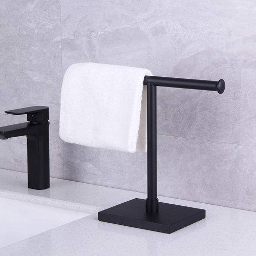 QIANXI Towel Rack Hand Towel Stand, Bathroom Towel Holder Stand SUS304 ...