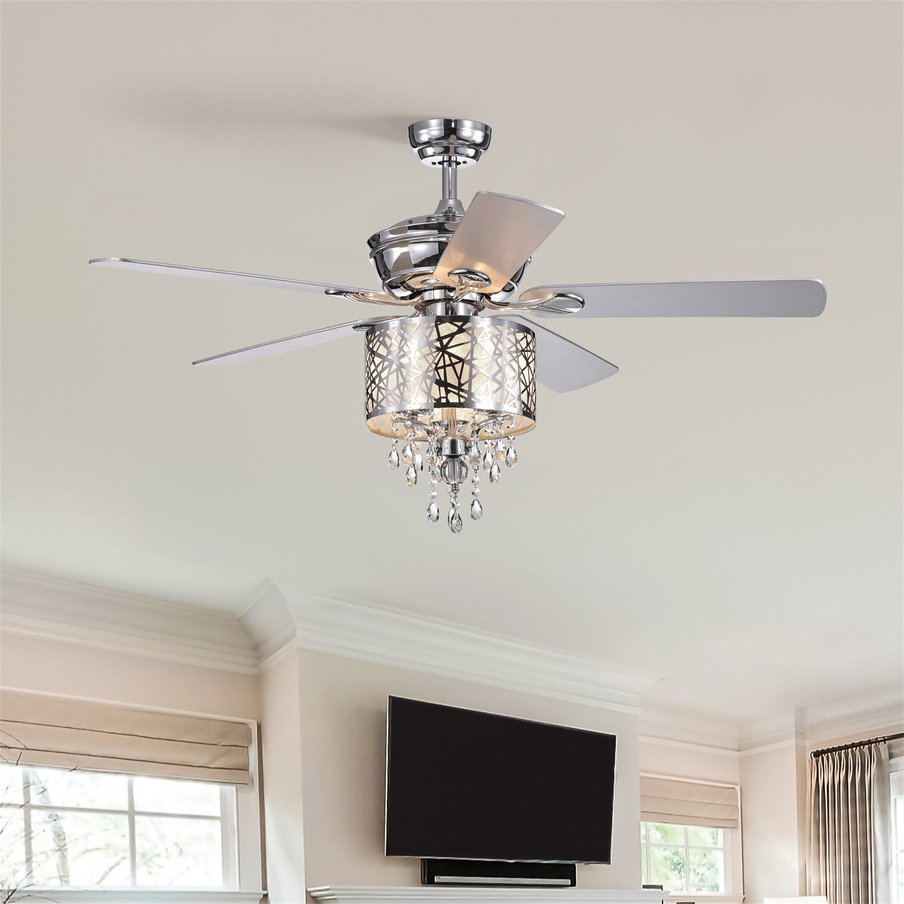 House of Hampton Elegant Metal 52-inch Ceiling Fan - Wayfair Canada