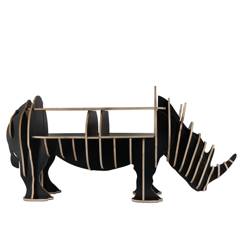 Harriet Bee Cheeseman Rhino Furniture 3D 55cm Bookcase | Wayfair.co.uk