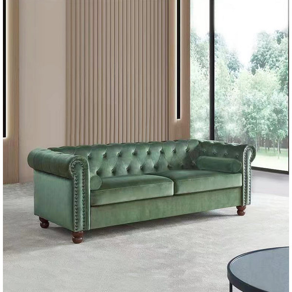 GZMWON 79.64'' Rolled Arm Modern Sofa Living Room Couch Living Room ...