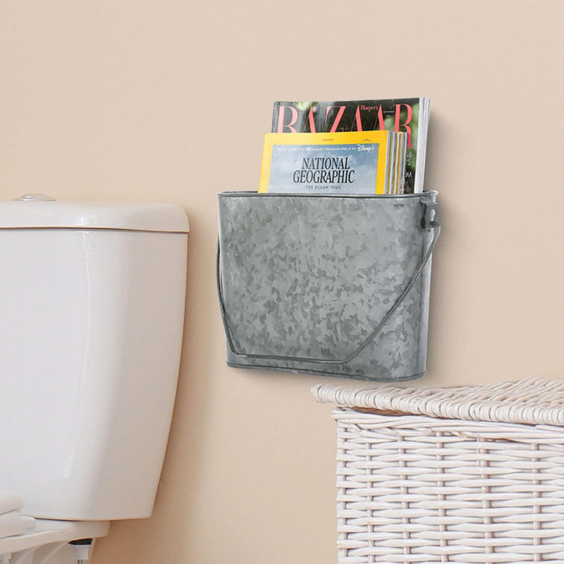 Novond Metal Bathroom Magazine Rack - Wayfair Canada