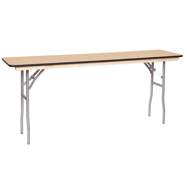 PRE Sales WFT Circular Portable Folding Table & Reviews | Wayfair