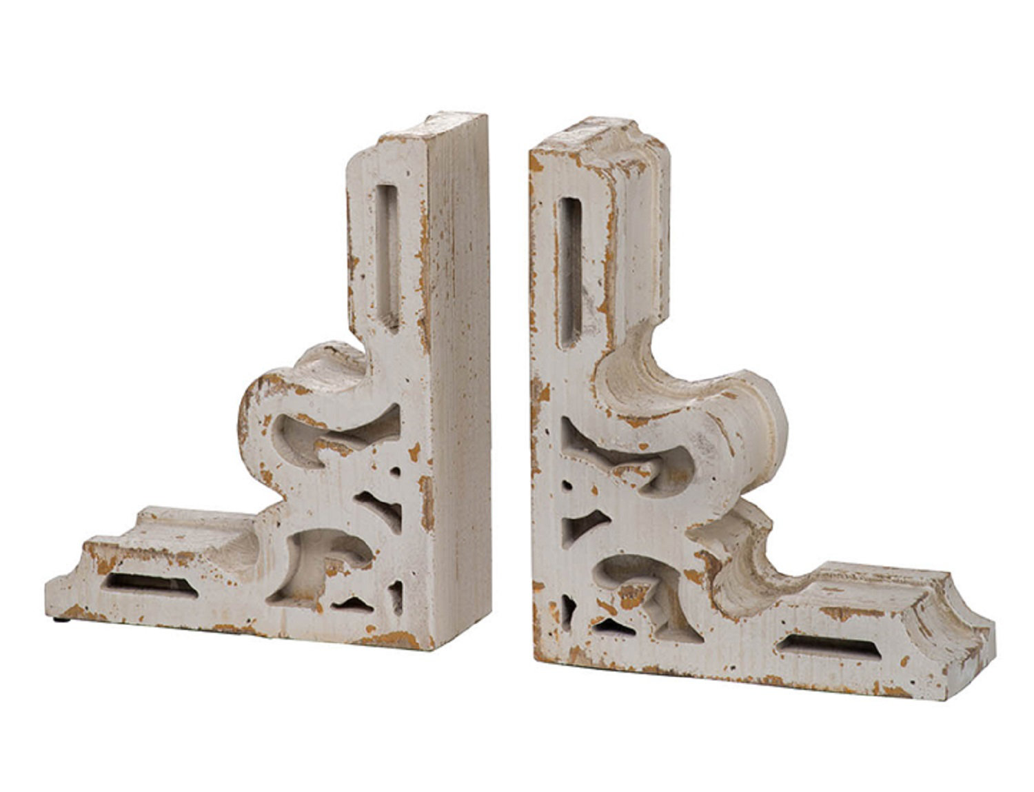 Ophelia & Co. Farmhouse / Country Wood Bookends & Reviews | Wayfair