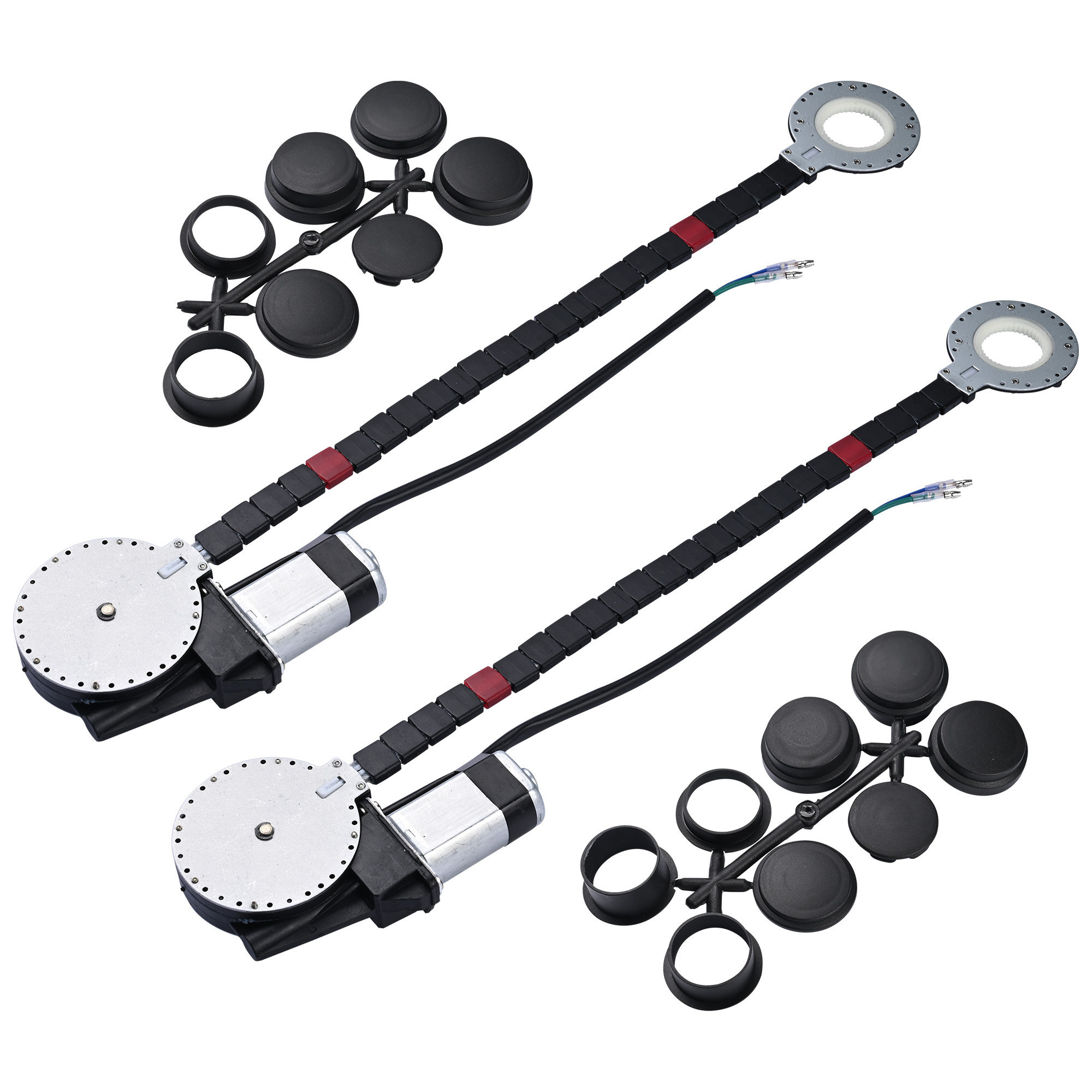 Yescom Universal 2 Door Electric Power Window Conversion Kit Lift Roll ...