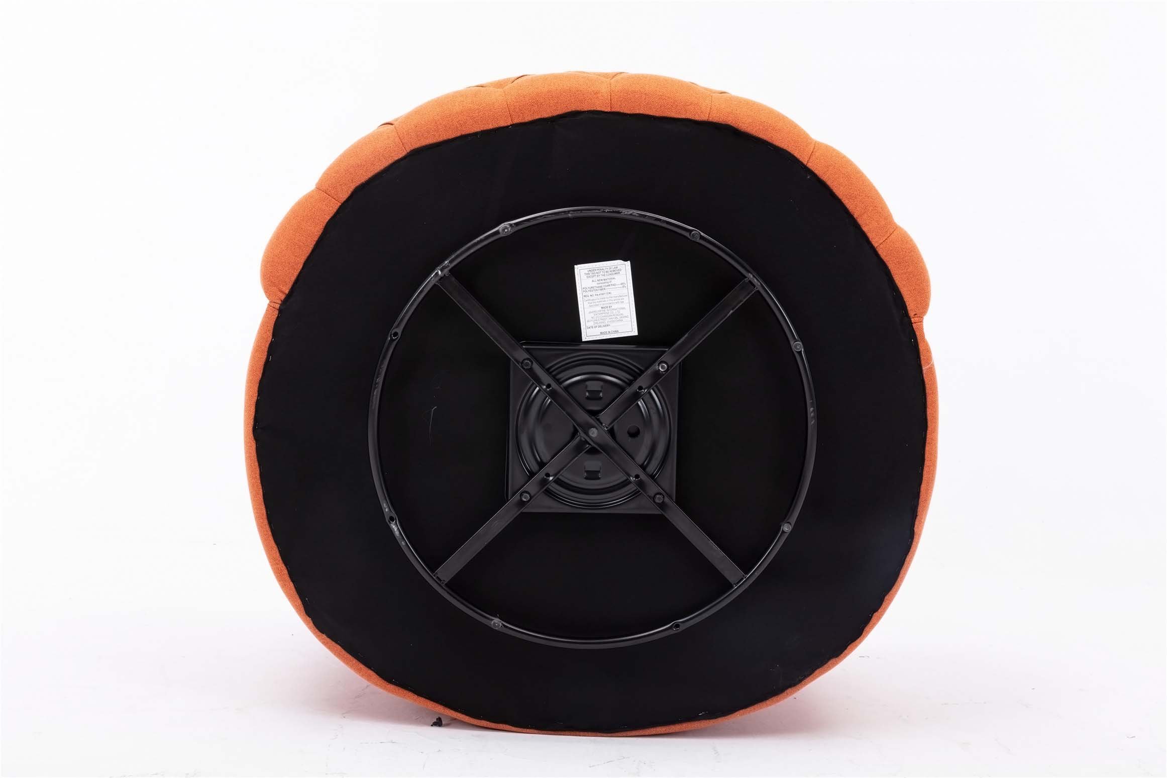 Hokku Designs Sumuka 43'' Wide Tufted Swivel Barrel Chair | Wayfair