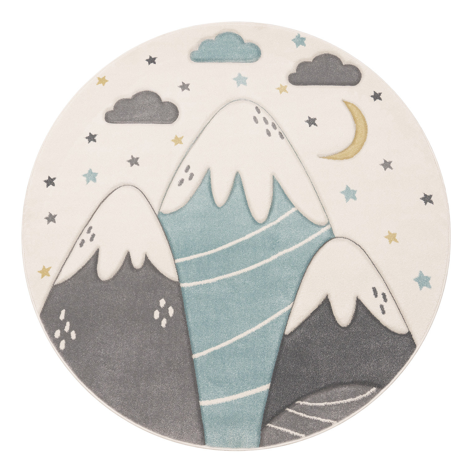 Isabelle & Max™ Bardon Blue/Gray Baby & Kids Rugs & Reviews | Wayfair