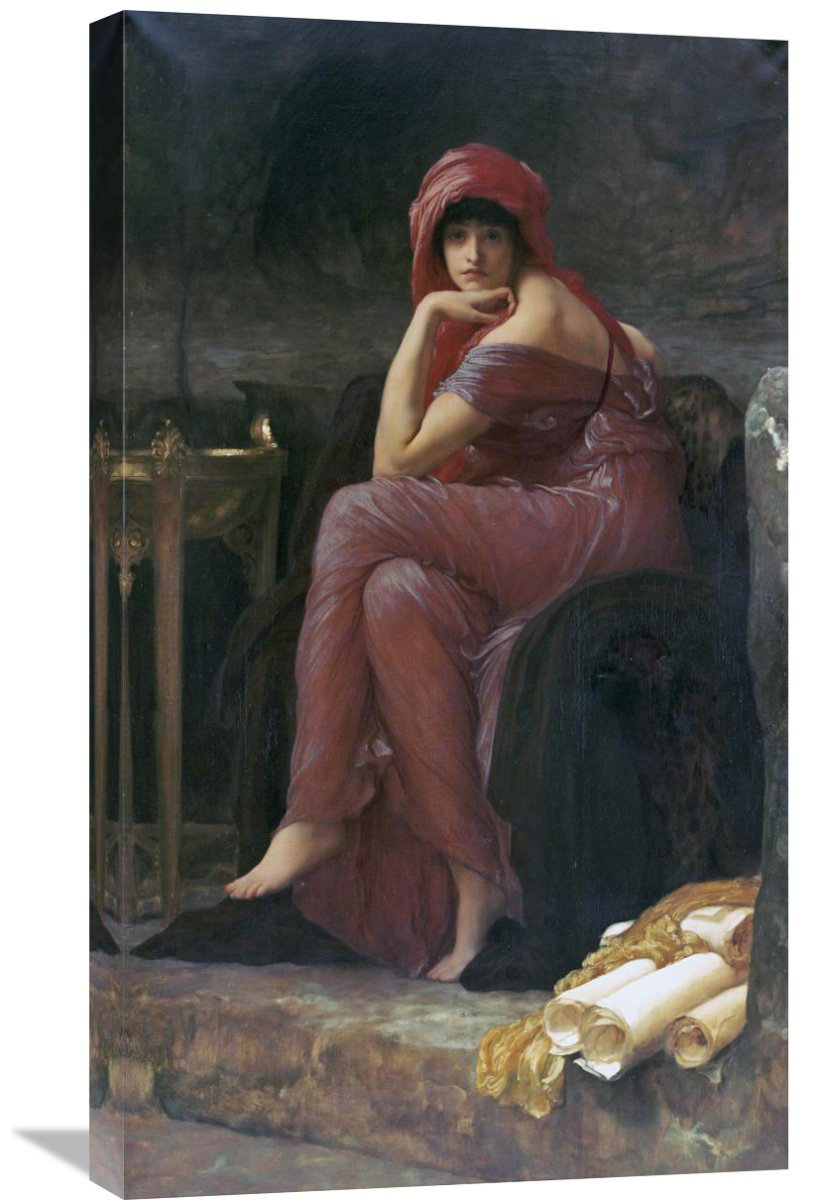 Global Gallery 'Sybil' by Lord Frederick Leighton Painting Print on ...