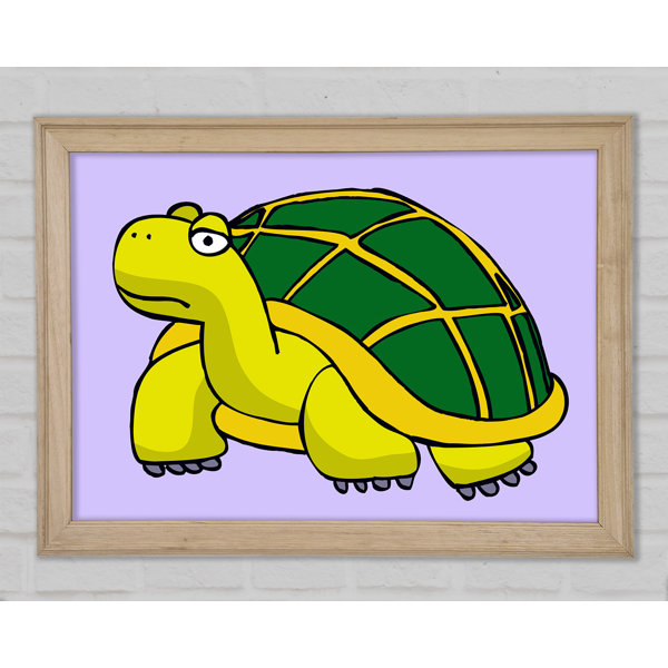 Bright Star Big Turtle Lilac - Single Picture Frame Art Prints ...