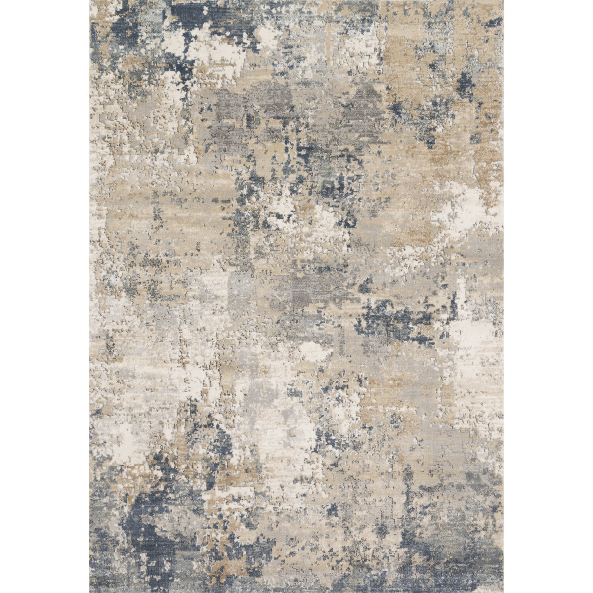 Williston Forge Eleanore Abstract Sand/Mist Area Rug & Reviews | Wayfair