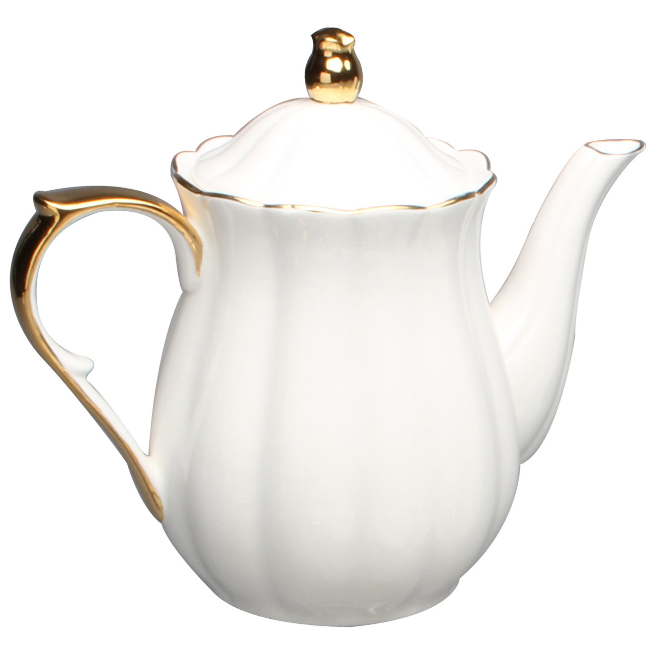 Grace's Tea Ware 40 -oz. Porcelain China Teapot & Reviews | Wayfair