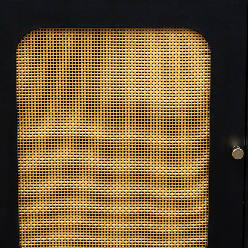 Bay Isle Home™ Honalee 70.87'' Rattan 4- Door Console Table,Sideboard ...