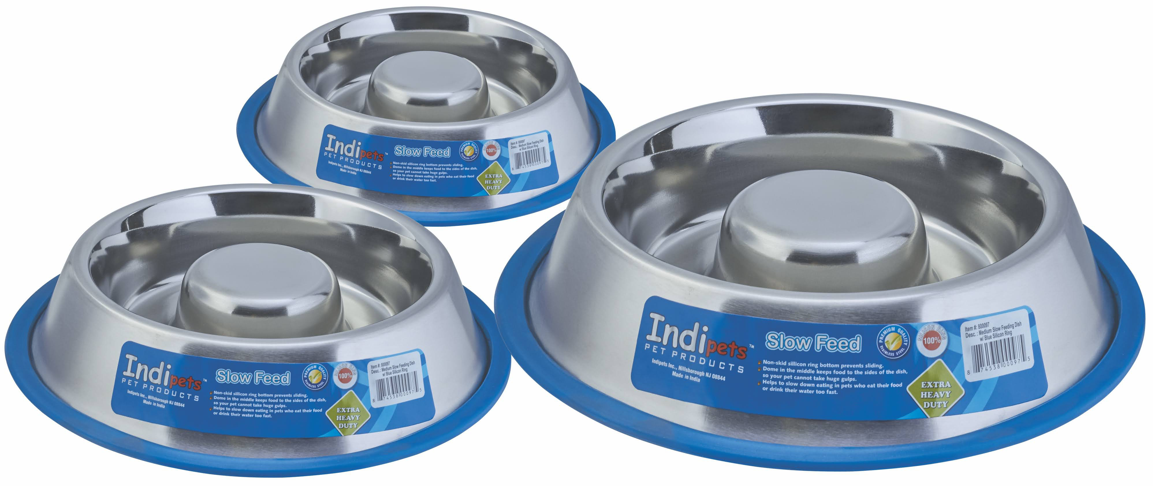 Indipets Heavy Duty Stainless Steel Slow Feeder | Wayfair