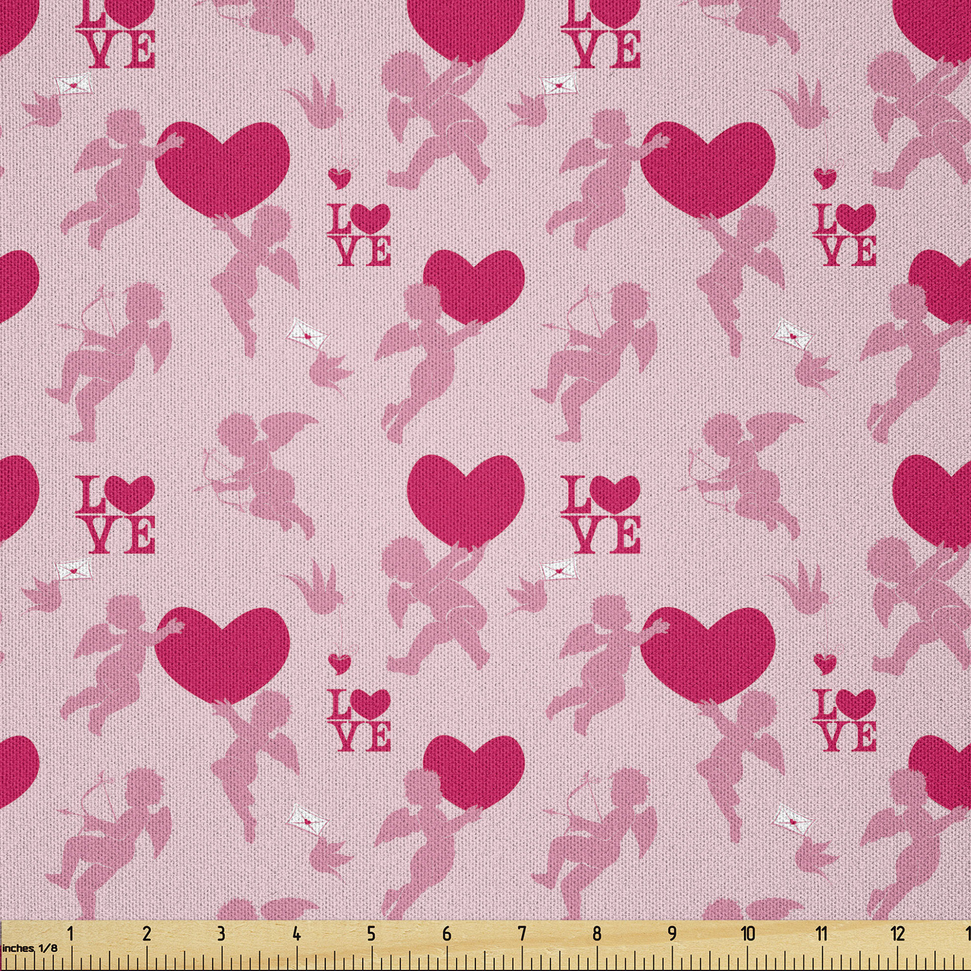 East Urban Home Daiona Silhouettes of Angel Heart Bird and Calligraphic ...