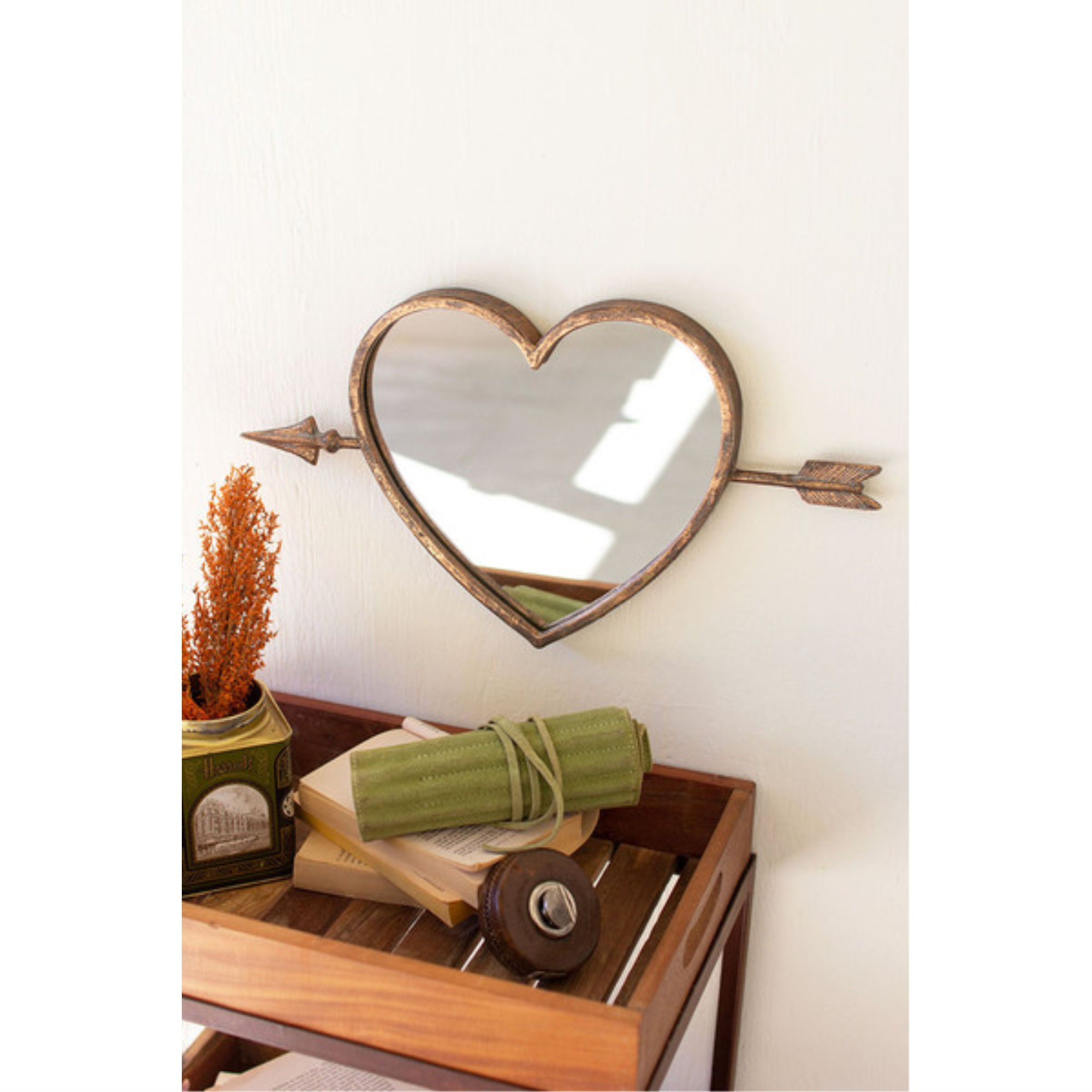 Union Rustic Adibah Distressed Wall Mirror | Wayfair