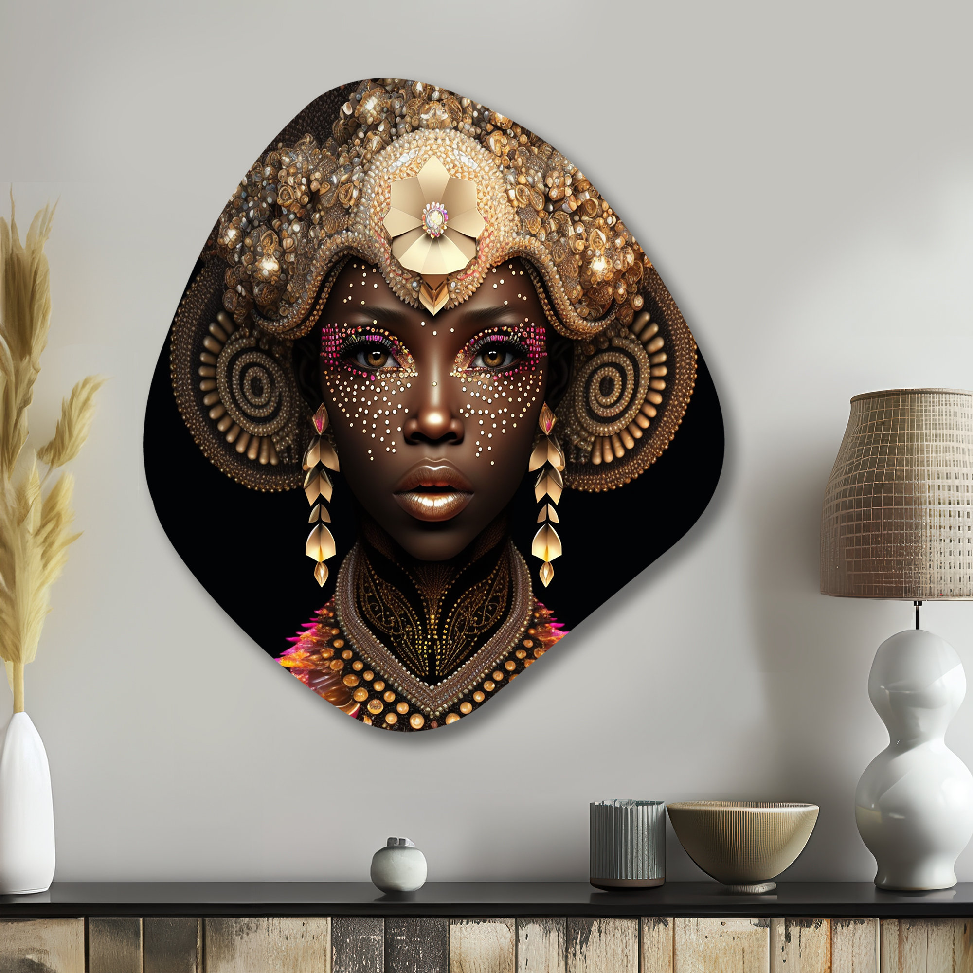 Design Art Exquiste African Woman Design V - African American Nebula ...