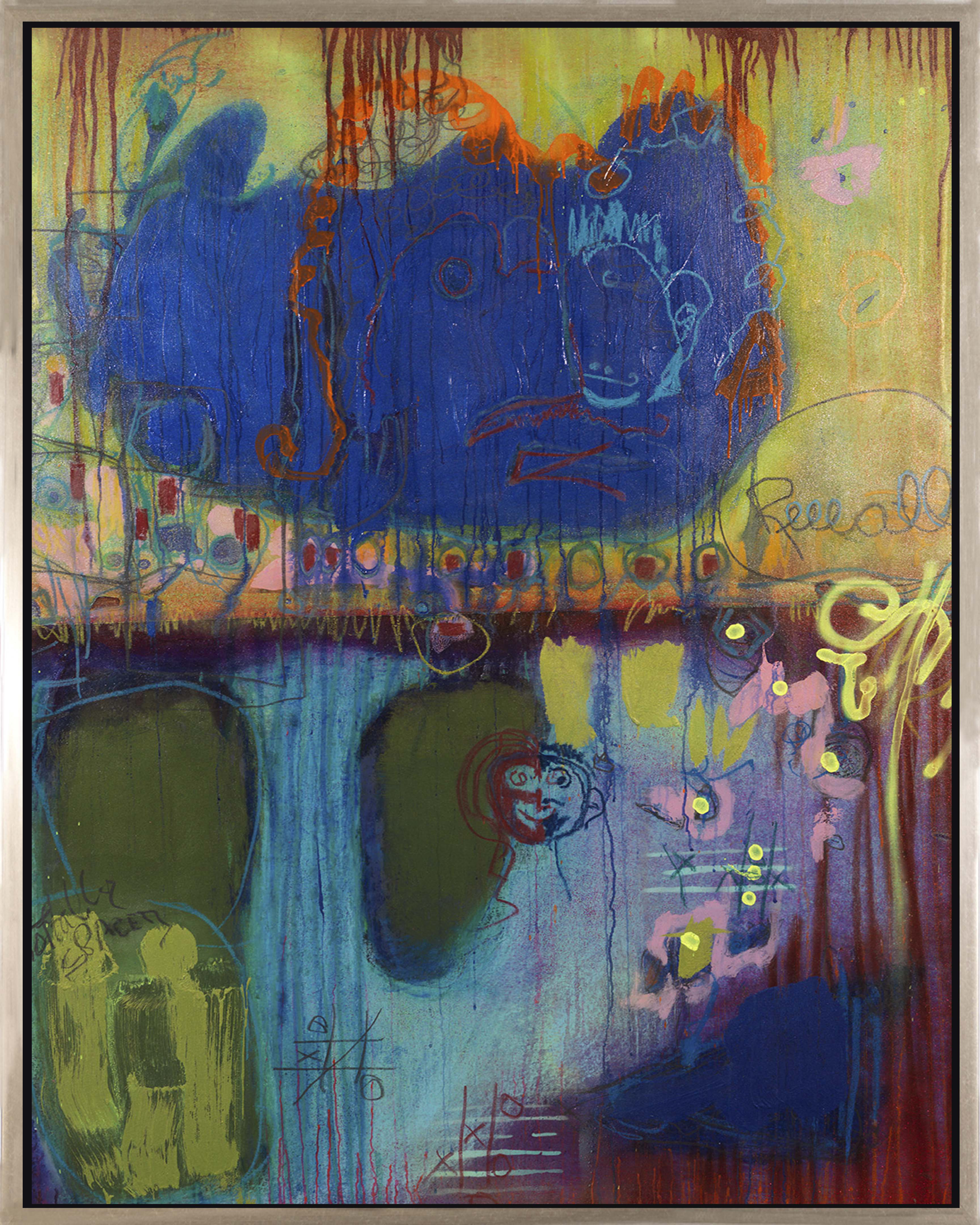 CHC Art, Inc. Shocking - Floater Frame Painting on Canvas | Wayfair