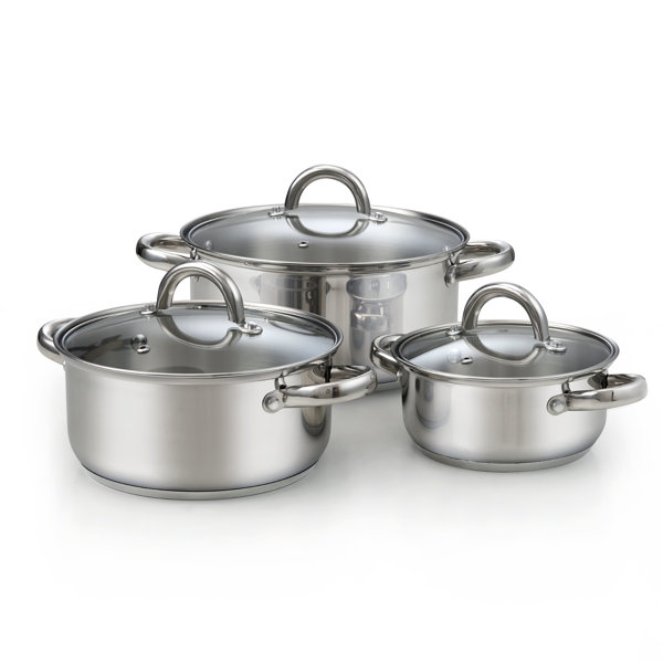 Cook N Home Basic Sauce Pot, Stainless Steel Stockpot Saucier Casserole ...