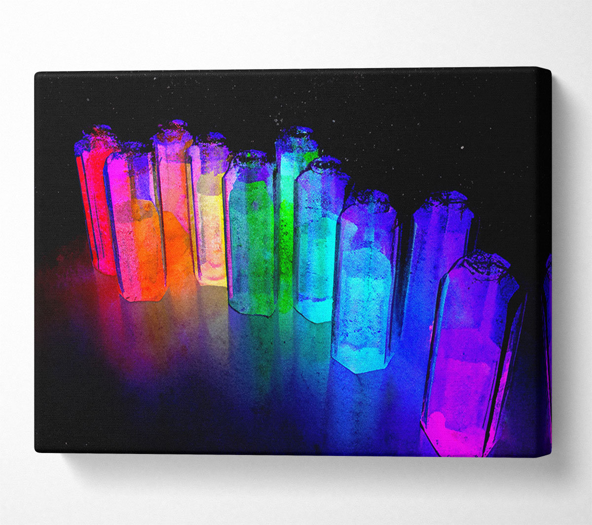 ModernMoments Colorful 3D Bottles - Wrapped Canvas Art Prints | Wayfair ...