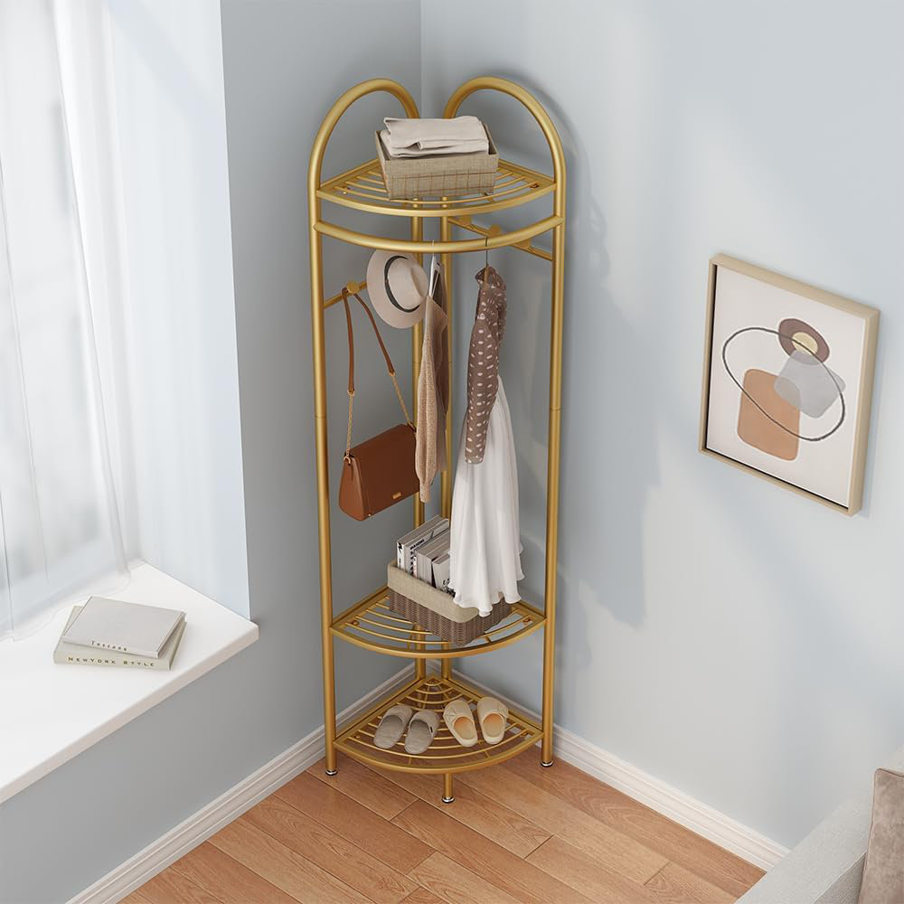 Mercer41 Metal Corner Coat Racks, Clothing Racks Hall Tree | Wayfair